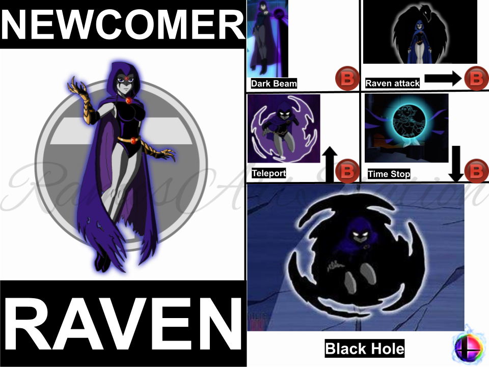 Raven Smash Bros Moveset By Ramosartstation On Deviantart
