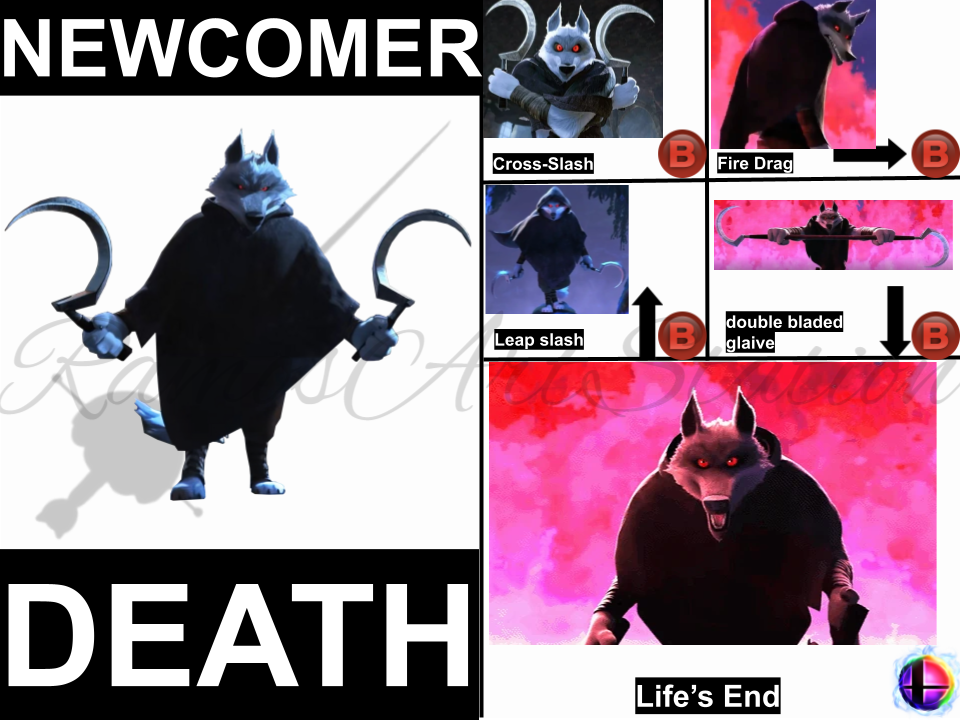Death Smash Bros Moveset By Ramosartstation On Deviantart