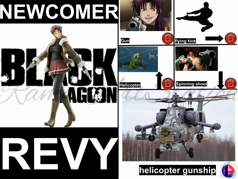 Revy Smash Bros Moveset By Ramosartstation On Deviantart