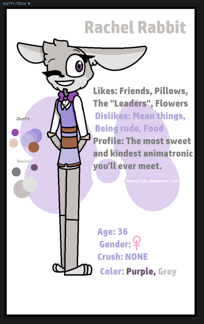 Tnar Rachel Rabbits Profile By Mattytilda On Deviantart