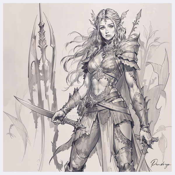 Sketch Elf By Pendrym On Deviantart