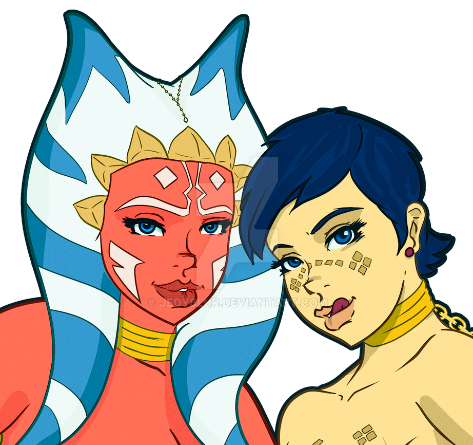 Ahsoka Tano And Barriss Offee Slaves By Jedyblur On Deviantart