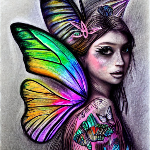 Charcoal Crayon Pencil Fairy Butterfly Princess 3 by mgmirkin on DeviantArt Charcoal Crayon Pencil Fairy Butterfly Princess 3 by mgmirkin on DeviantArt