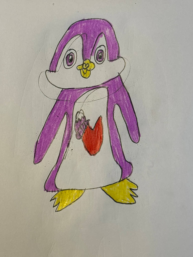Cozy Heart Penguin By Dangerrangermate On Deviantart