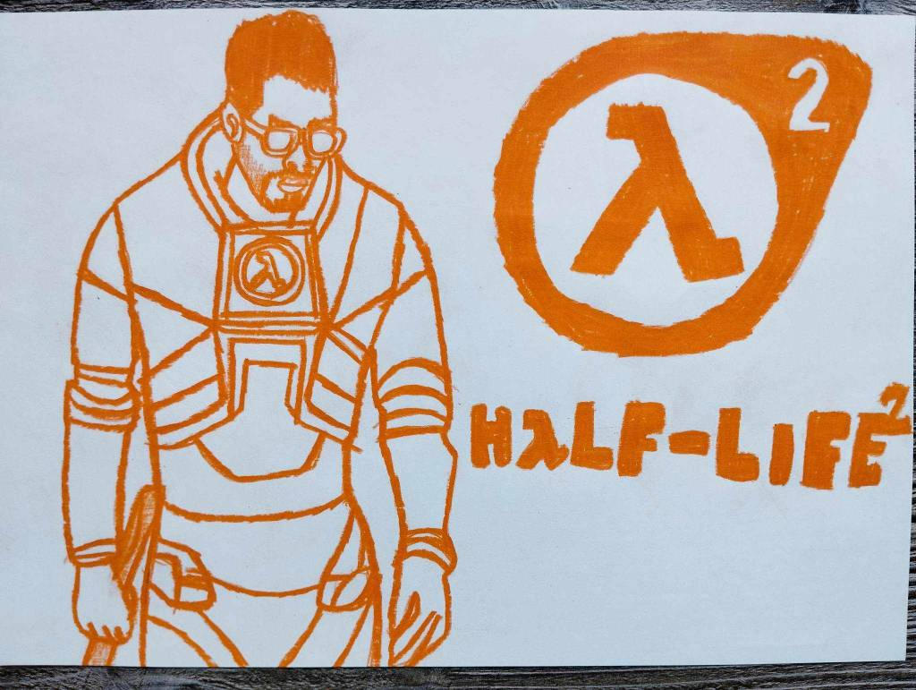 Half Life 2 Gordon Freeman Fanart Sketch 5 By Djmarrin02 On Deviantart