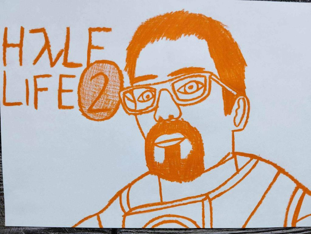 Half Life 2 Gordon Freeman Fanart Sketch 6 By Djmarrin02 On Deviantart