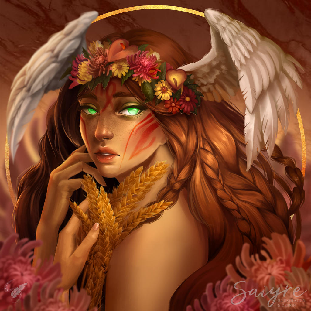 Horoscope Deity - Virgo by Saiyre on DeviantArt Horoscope Deity - Virgo by Saiyre on DeviantArt