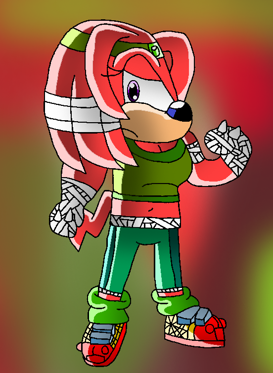 Gender Bender Knuckles The Echidna Sonic Boom By Papiocutie On Deviantart