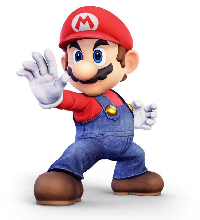 01 Mario Brawl Render Pose Recreation By Virtualbeef On Deviantart