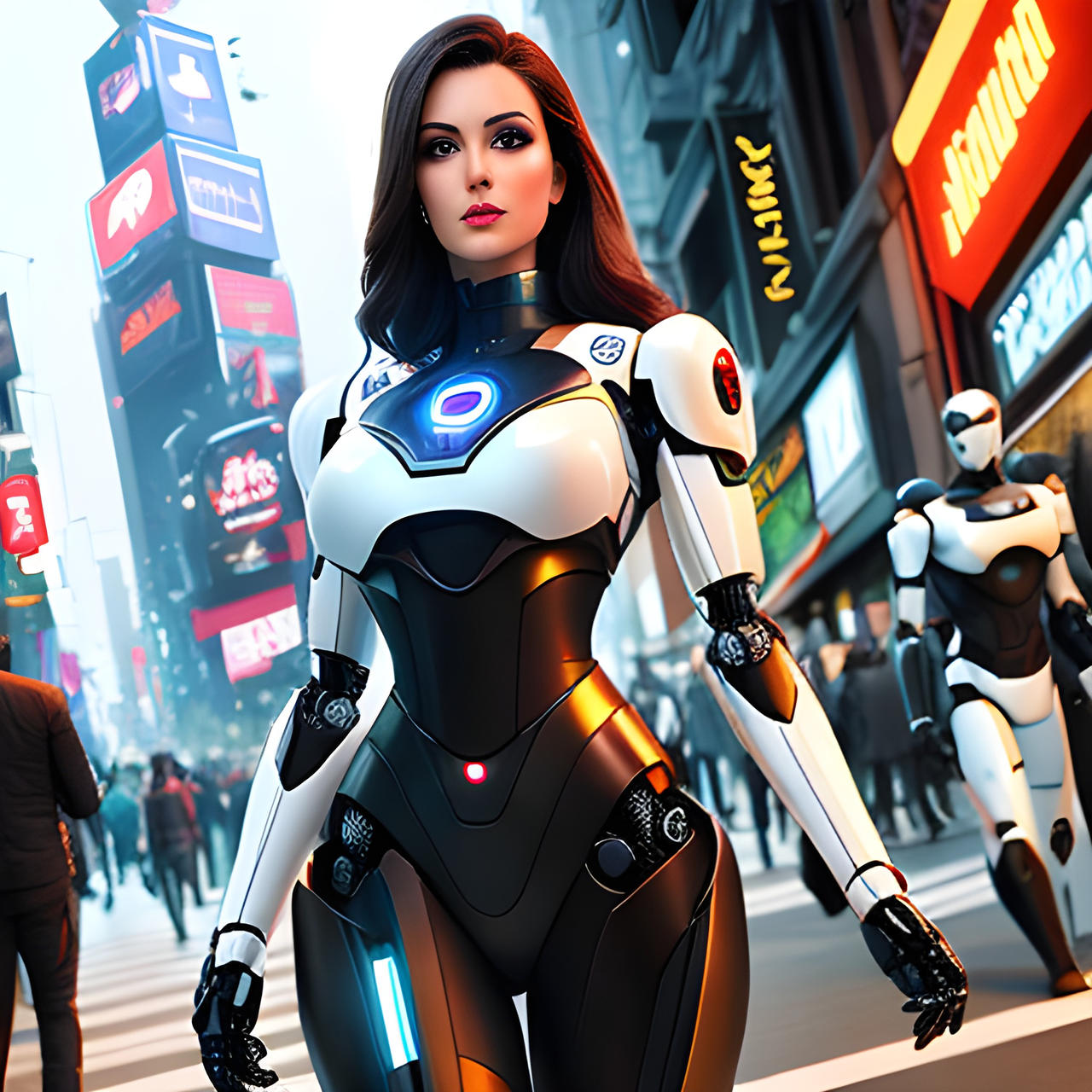 Futuristic Cyborg Woman By Letototart On Deviantart