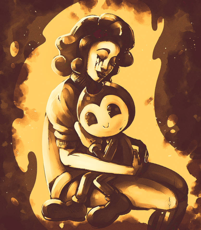 Inky Hugs Bendy And Dark Revival By Jam Graphics On Deviantart