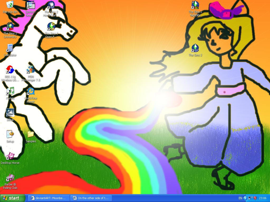 pony desktop by Moonbeamy on DeviantArt