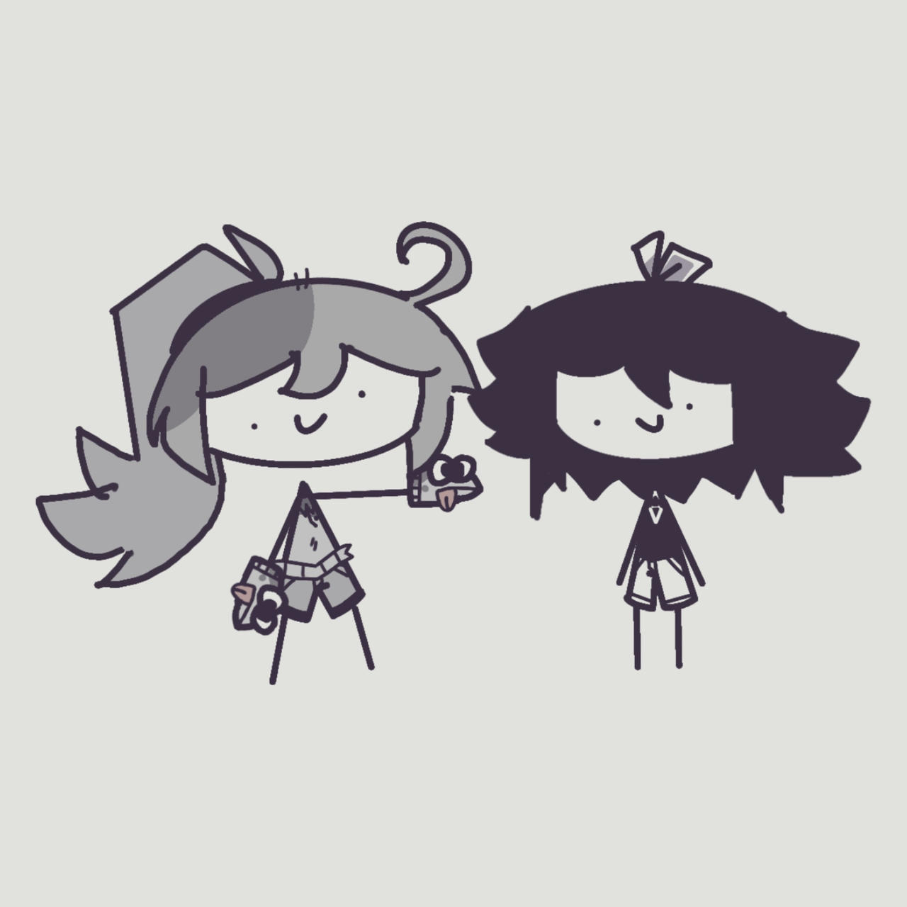Lana Pointing At Abbie By Lattefoxi On Deviantart