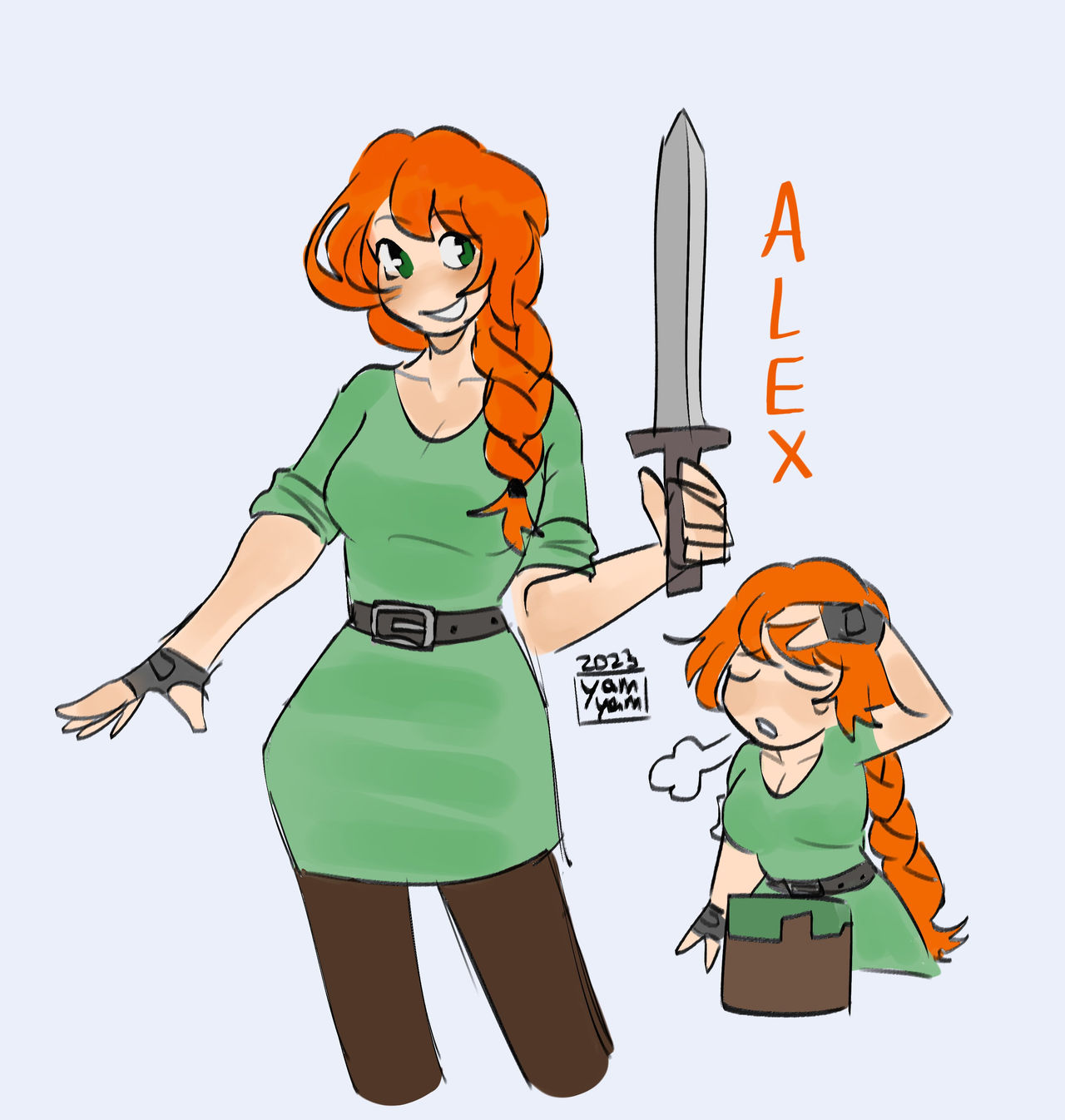 Alex Minecraft By Yam Yamyammy On Deviantart