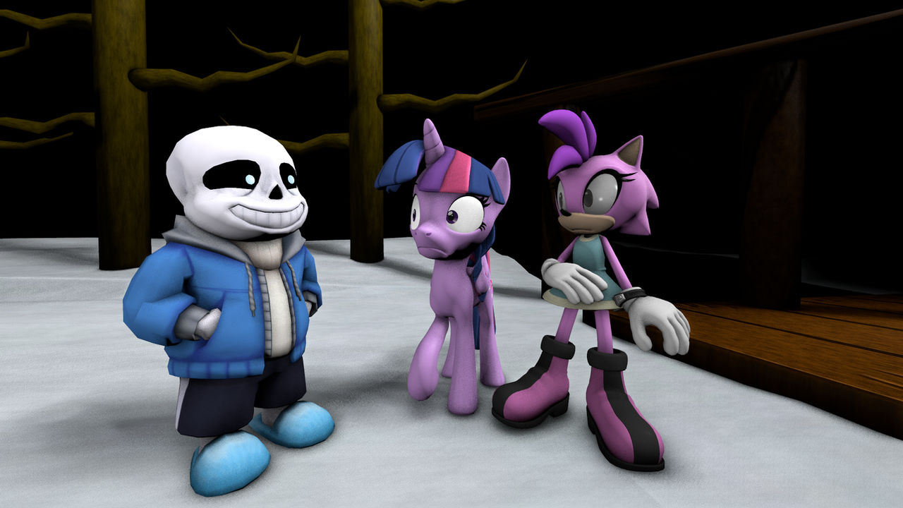 sparkle and twilight meets sans (SFM) by walloup20 on DeviantArt sparkle and twilight meets sans (SFM) by walloup20 on DeviantArt
