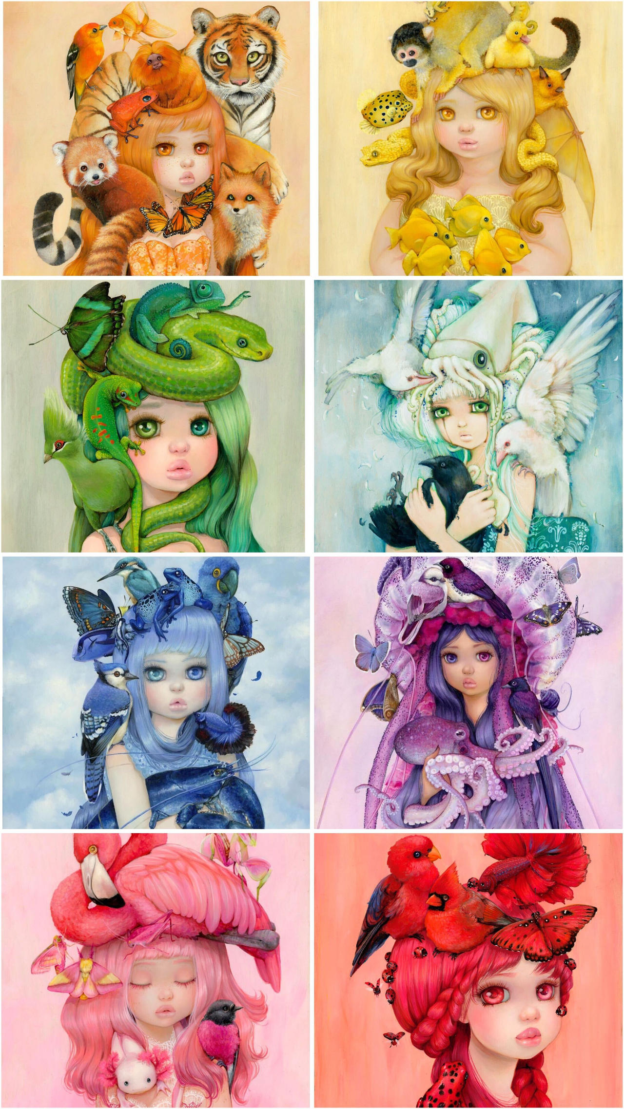 Spectrum Girls By Camilladerrico On Deviantart