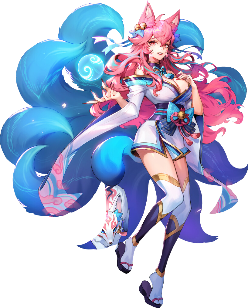 Spirit Blossom Ahri League Of Legends Render By Godsy01 On Deviantart