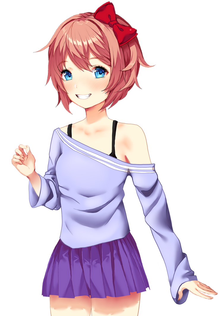 Sayori sprite edit by Zarixsenpai on DeviantArt Sayori sprite edit by Zarixsenpai on DeviantArt