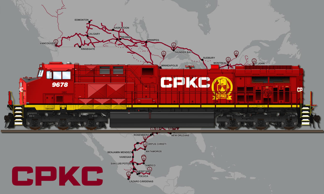 My Proposed Cpkc Livery By Modernesia On Deviantart