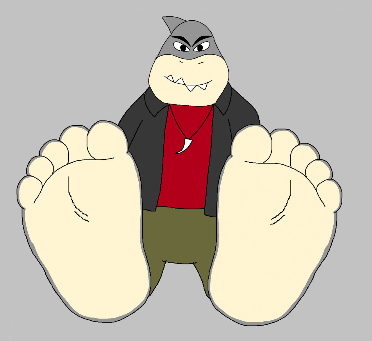 Mr Sharks Humanoid Feet Tease By Johnhall2019 On Deviantart