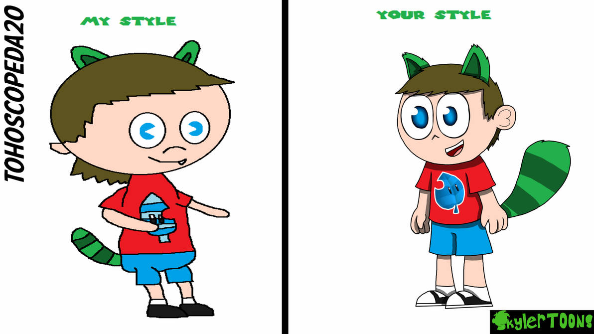 My Style Vs Your Style Skylertoons 2 By Skylertoons On Deviantart