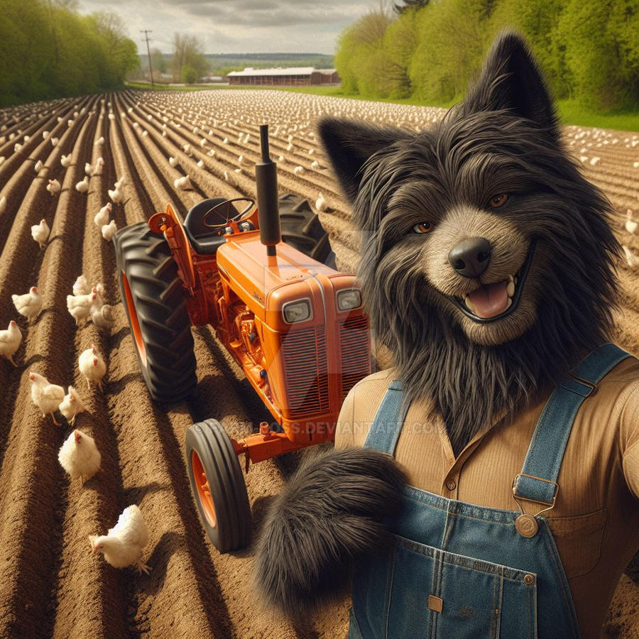 Farmer Wolf by Farm-Boss on DeviantArt Farmer Wolf by Farm-Boss on DeviantArt