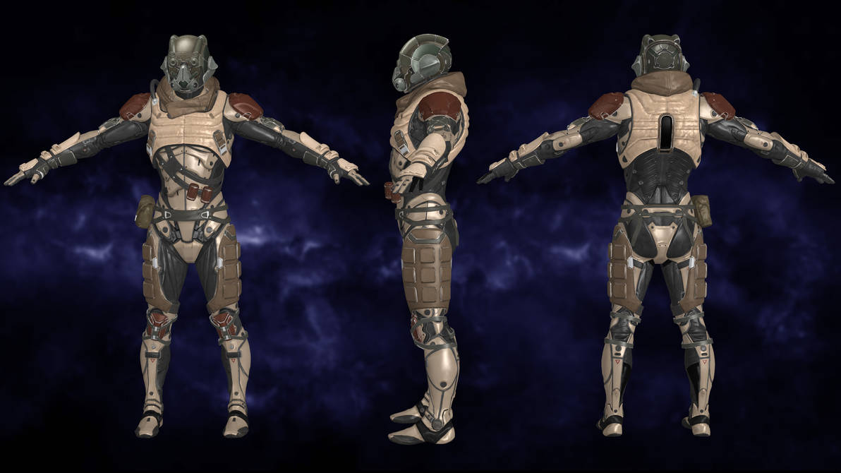 Exile Raider Mass Effect Andromeda For Xnalara By Torol On Deviantart
