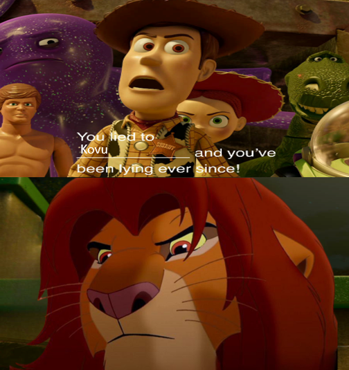 Woody calls Evil Simba a liar by Octopus1212 on DeviantArt Woody calls Evil Simba a liar by Octopus1212 on DeviantArt