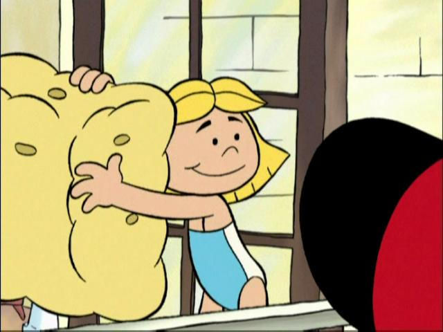 Emily Elizabeth Howard About To Scrub Clifford By Ddapcic On Deviantart