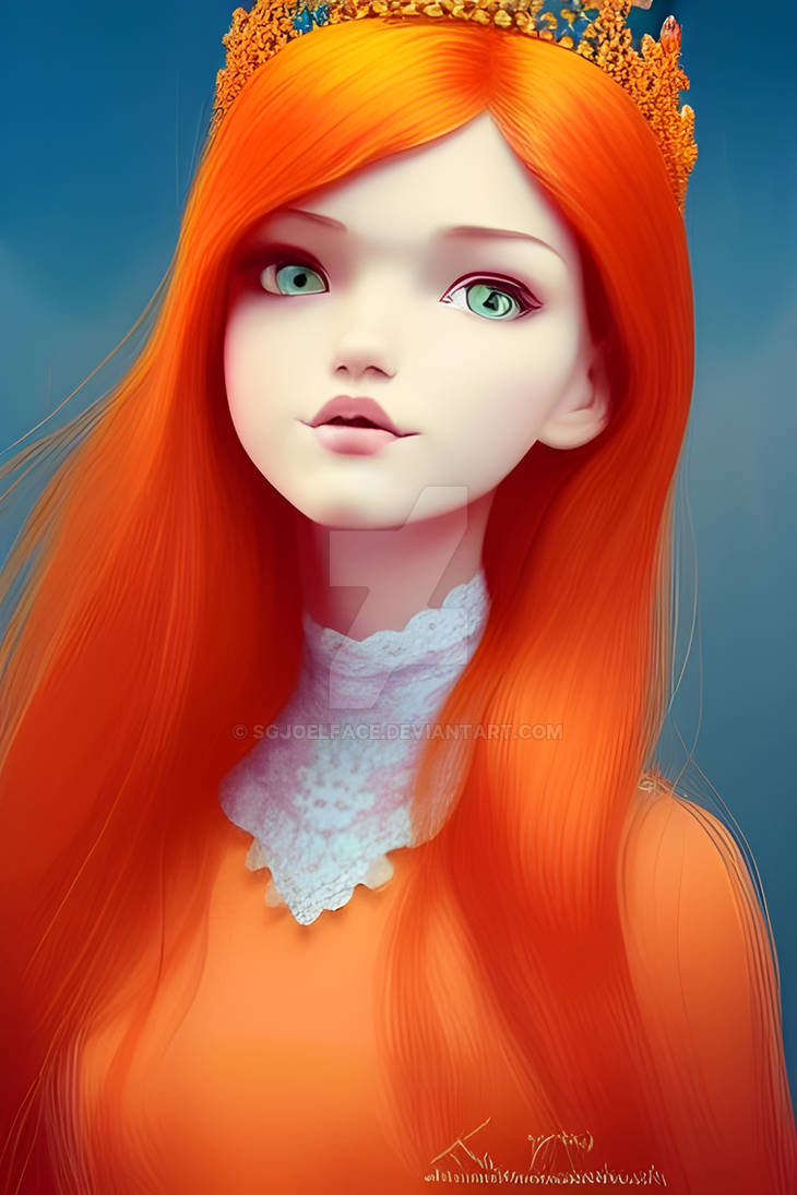 Ai Art Cute Orange Hair Anime Girl By Sgjoelface On Deviantart