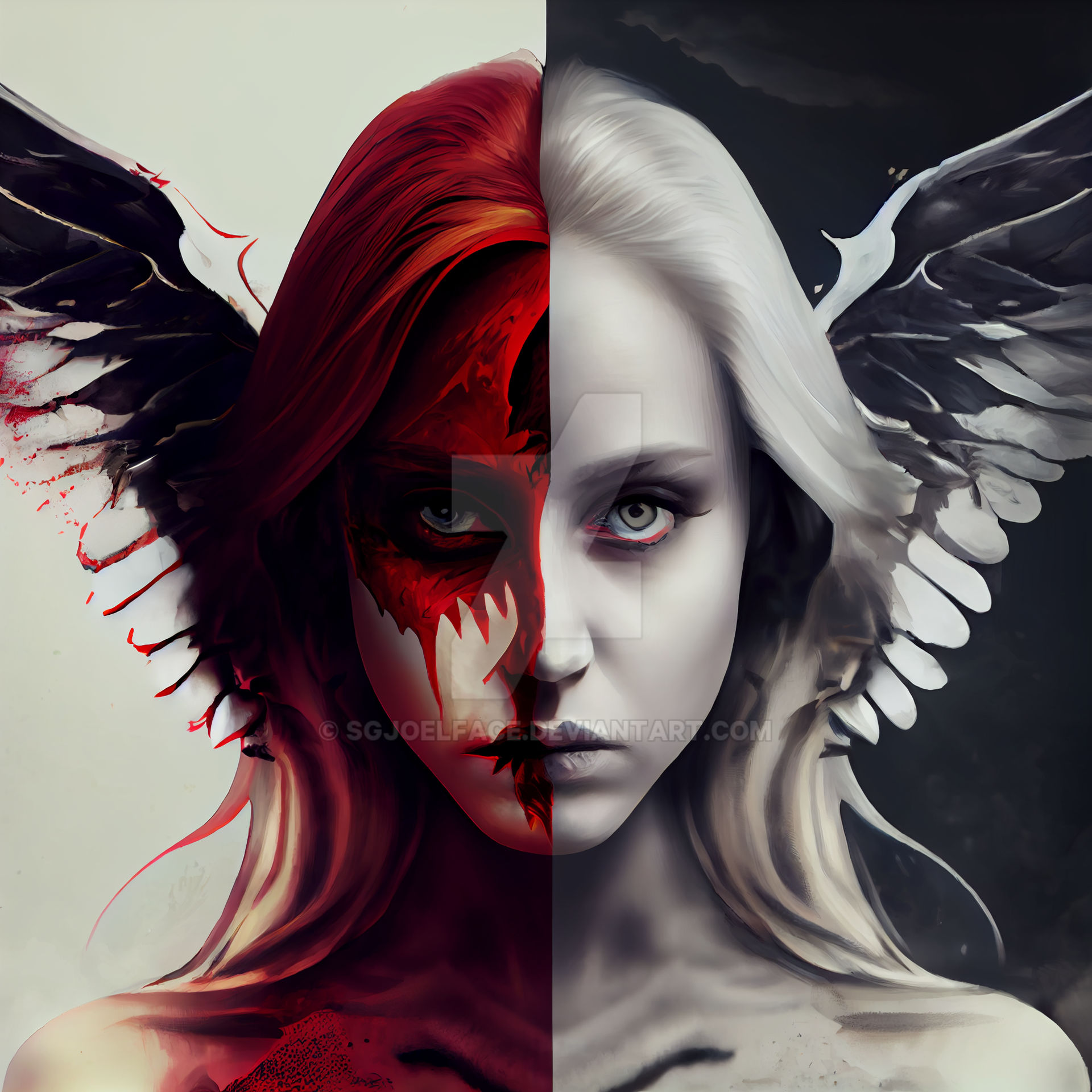 Angel Demon 4 By Sgjoelface On Deviantart