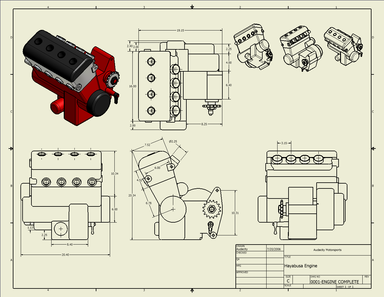Hayabusa Motor Isometrics by AudacityRacing on DeviantArt
