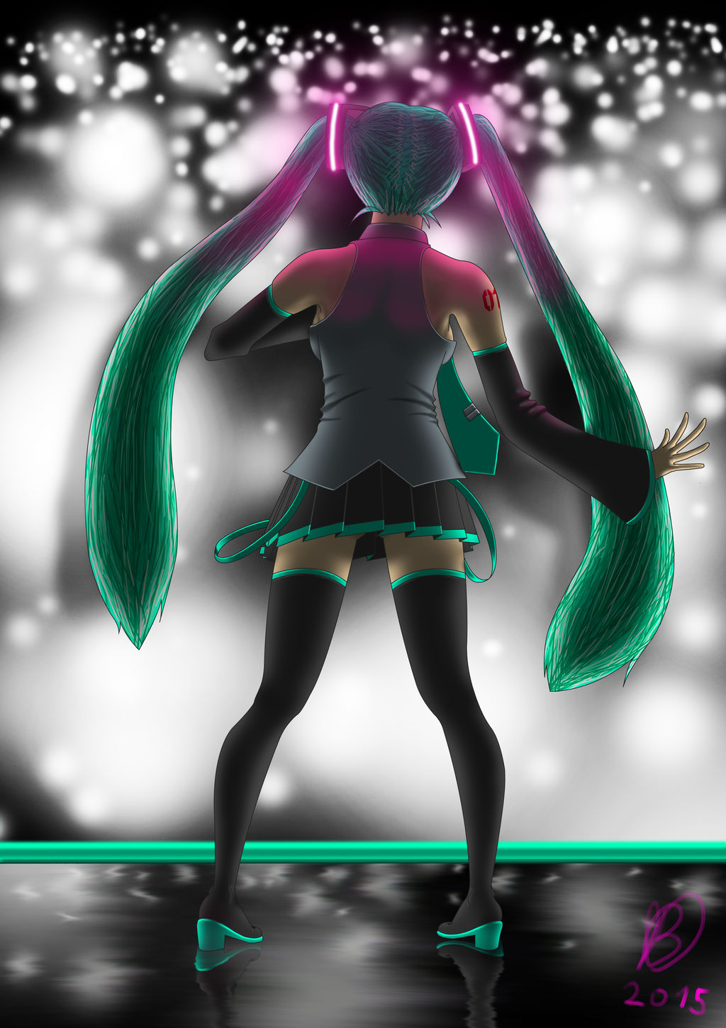 Hatsune Miku Concert by deko06 on DeviantArt Hatsune Miku Concert by deko06 on DeviantArt