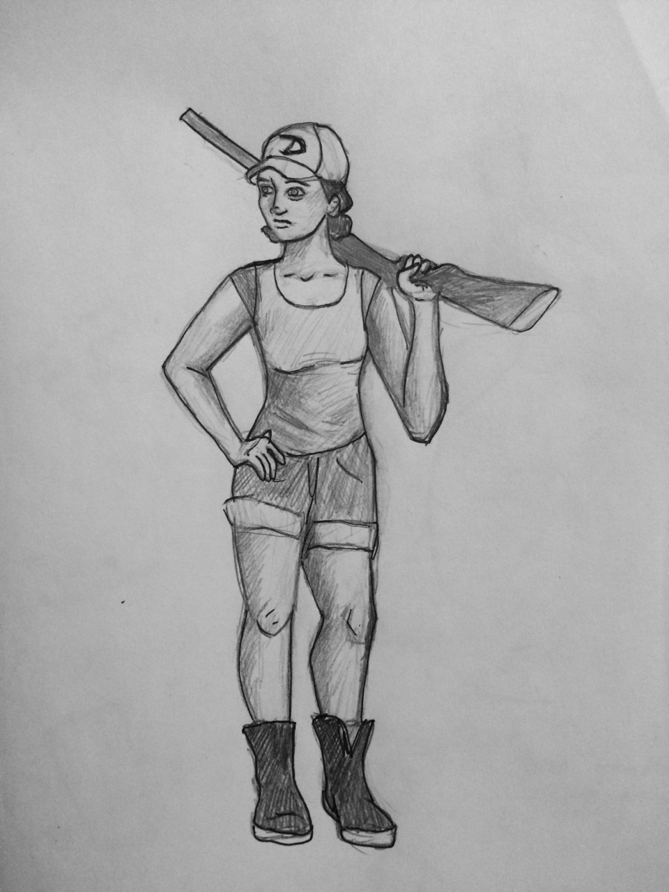 Adult Clementine Twd Video Game By Offthekeyofreason On Deviantart