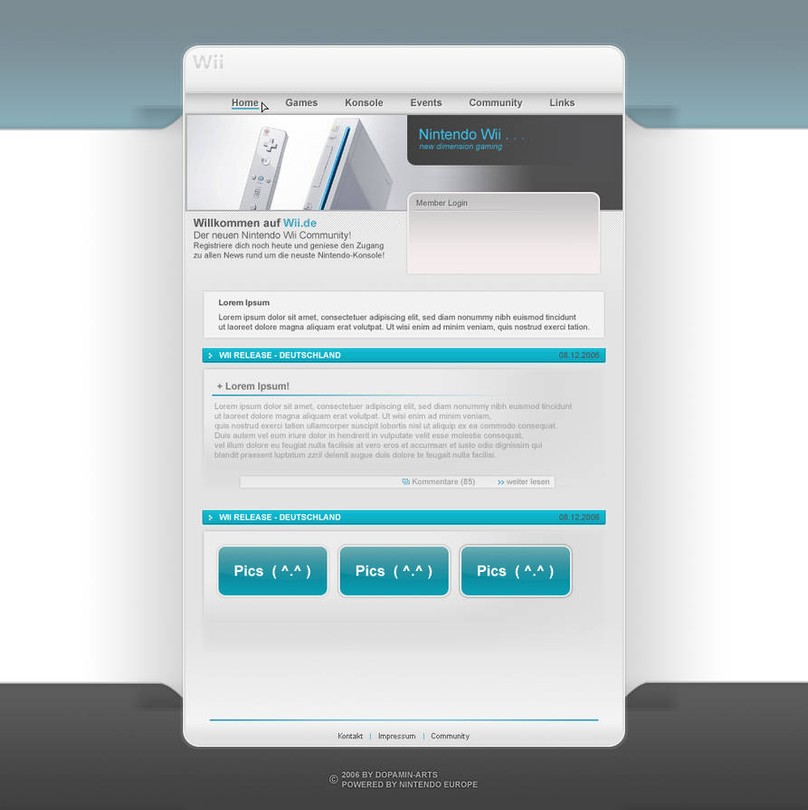 Nintendo Wii Community-Design by Dopamin-Arts on DeviantArt