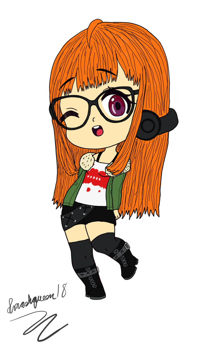 Futaba Sakura Persona 5 By Smashqueen18 On Deviantart