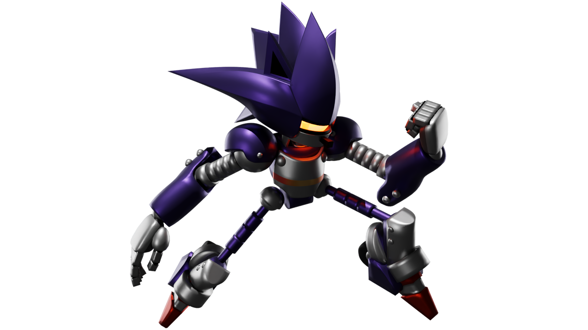 Blender Mecha Sonic Different One By Hgbd Wolfbeliever5 On