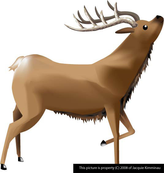 Vector Elk by LaSpliten on DeviantArt