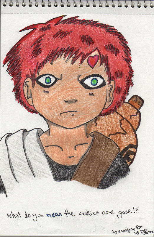 Gaara Wants His Cookies by aaawhyme on DeviantArt