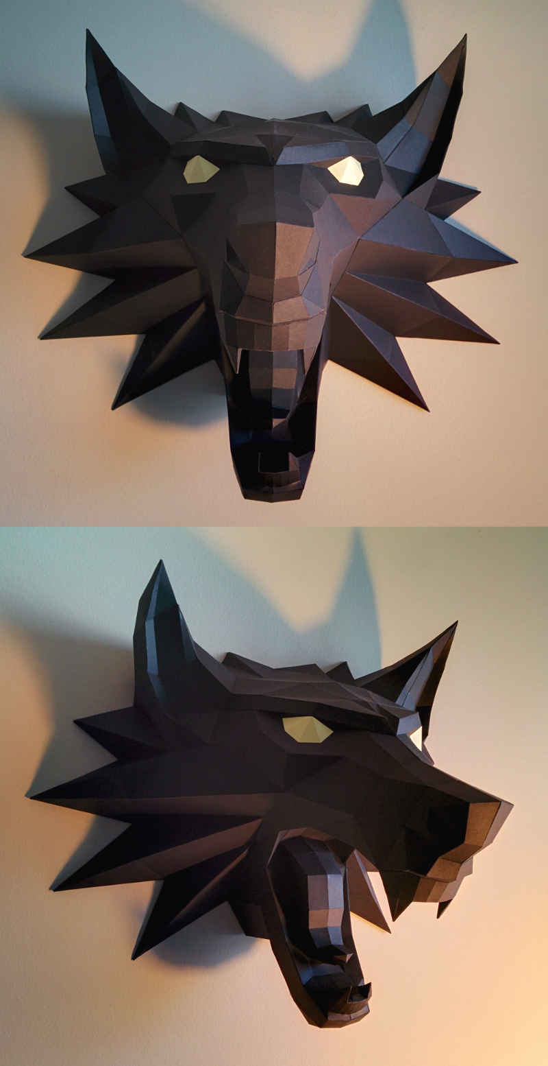 Witcher Medallion Papercraft Build v2 By Gedelgo On DeviantArt witcher-medallion-papercraft-build-v2-by-gedelgo-on-deviantart