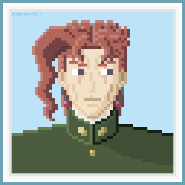Character Pixel Art Noriaki Kakyoin By Malaert64 On DeviantArt character-pixel-art-noriaki-kakyoin-by-malaert64-on-deviantart