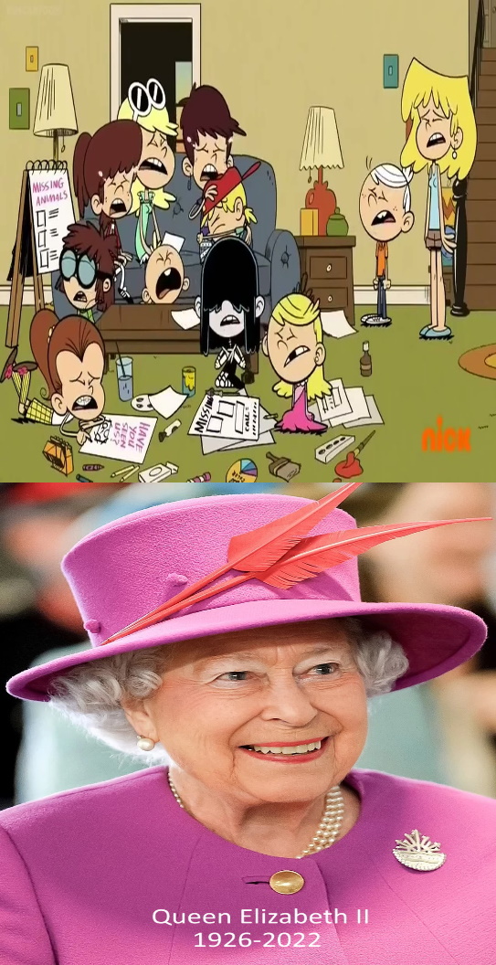 The Loud Siblings Crying For Queen Elizabeth Ii By Condellotv On Deviantart