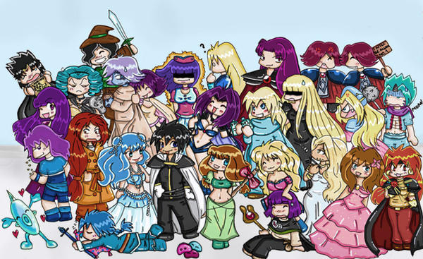Slayers Chibis By Majdarts On Deviantart