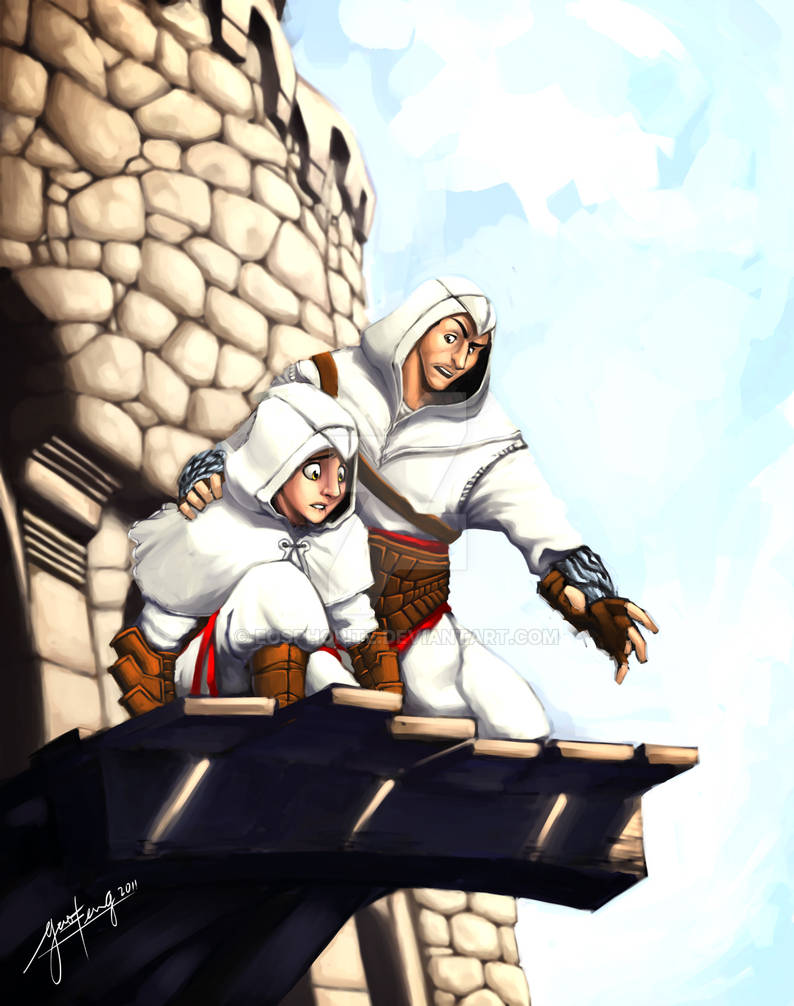 Commission Nasir X Altair By Eosphorite On Deviantart