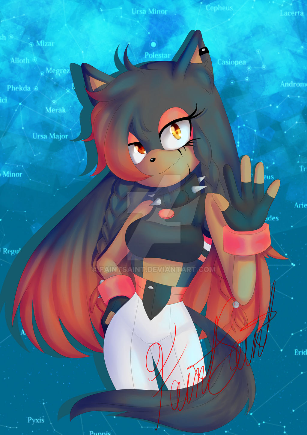 Sonic Oc Mikei The Wolf By Faintsaint On Deviantart