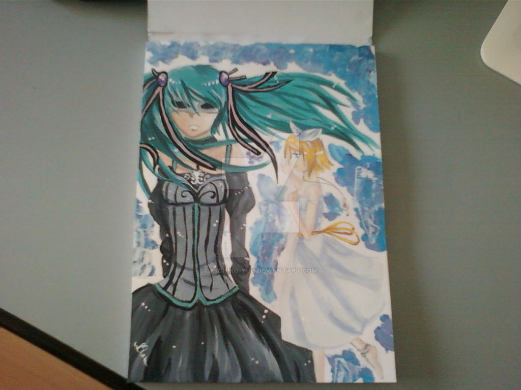 Synchronicity Miku And Rin By Michiko Yuh On Deviantart