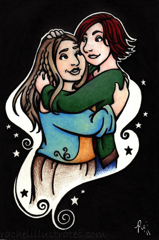 Lesbian Witches In Luuurve By Rachelillustrates On Deviantart