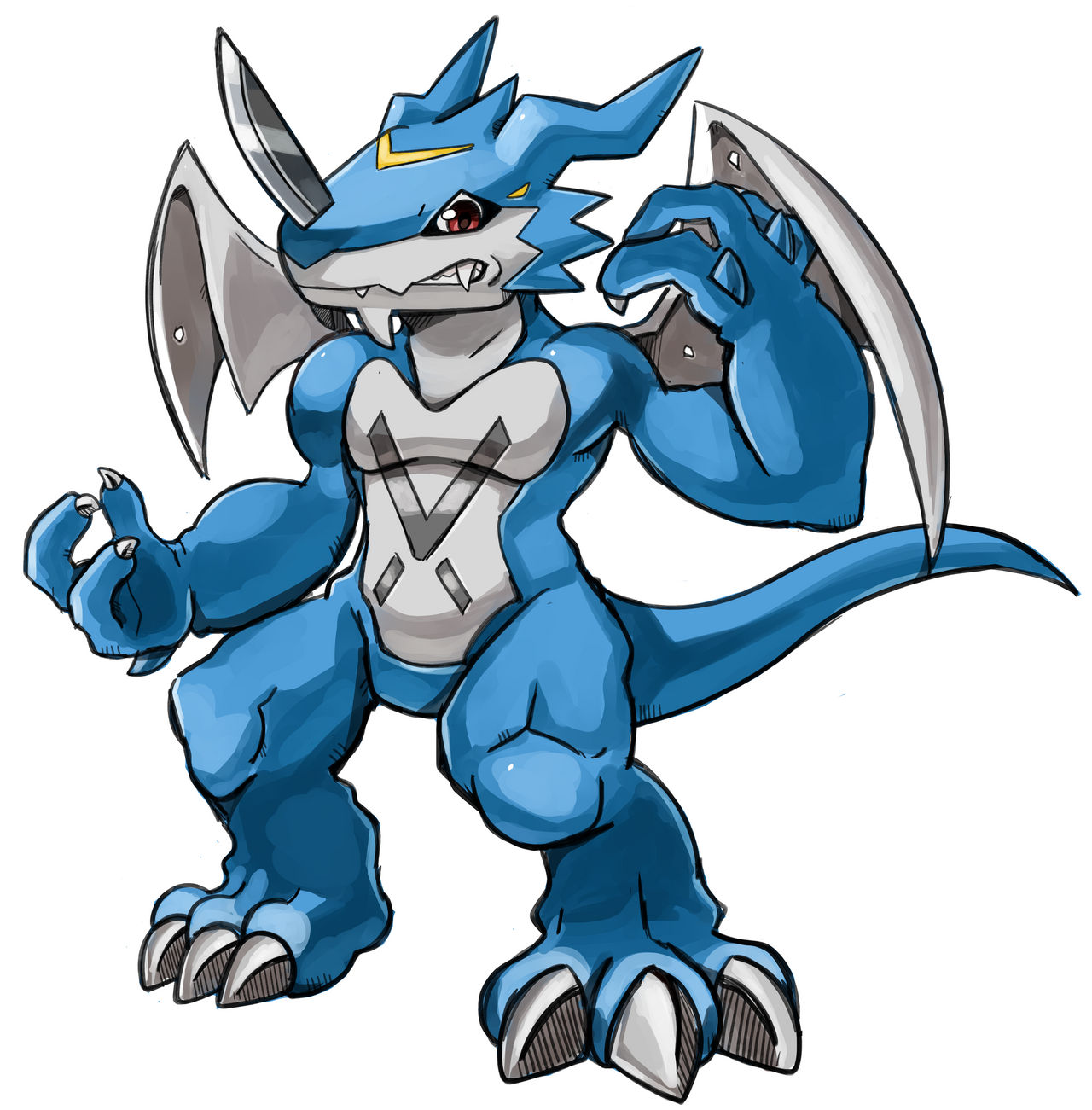 Exveemon By Qkranks On Deviantart