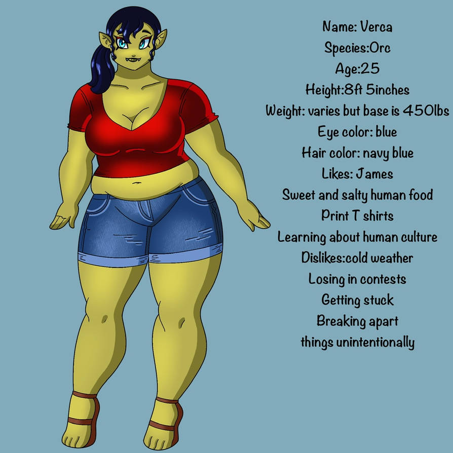 Verca the orc:reference sheet by debumate on DeviantArt Verca the orc:reference sheet by debumate on DeviantArt