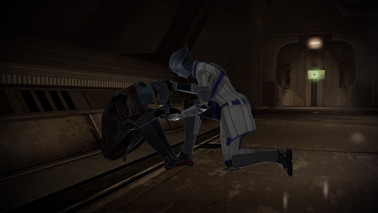 Mass Effect Feron And Liara By Shatris Lerran On Deviantart